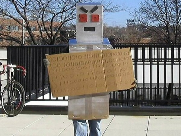 Can you spare a bit or two for a robot who is down on his luck?